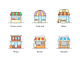 Storefront Icons by Zlatko Najdenovski on Dribbble