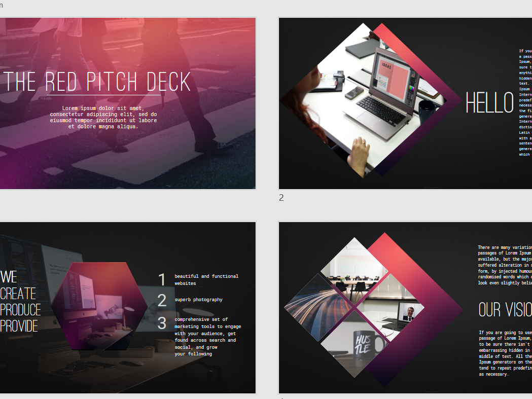Red Pitch by Juliana Marie Morales on Dribbble