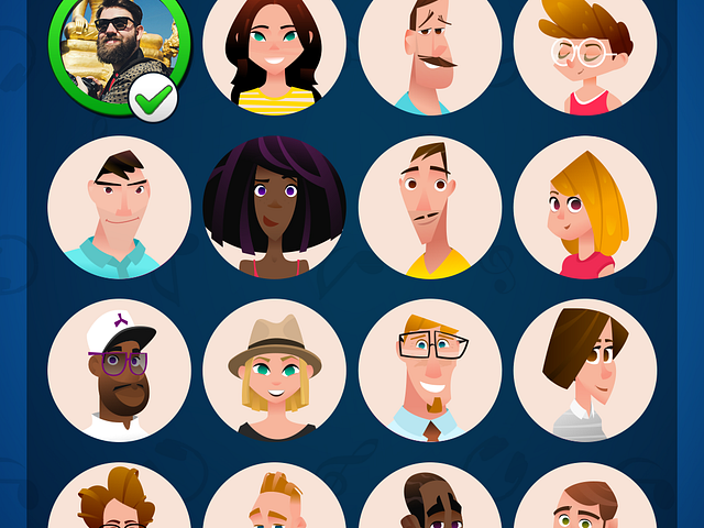 Avatar Selection Screen for a game ui design by Sumair J on Dribbble