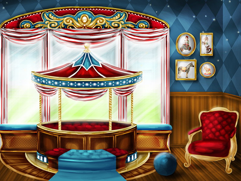 Carousel interior design by Daphne van der Zanden on Dribbble
