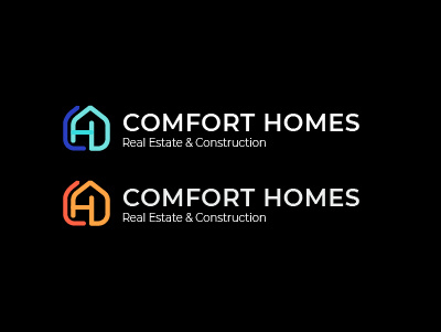 Comfort homes logo by Maryna Burnatna on Dribbble