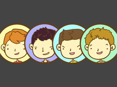 Puff Faces by Lulu Tang on Dribbble