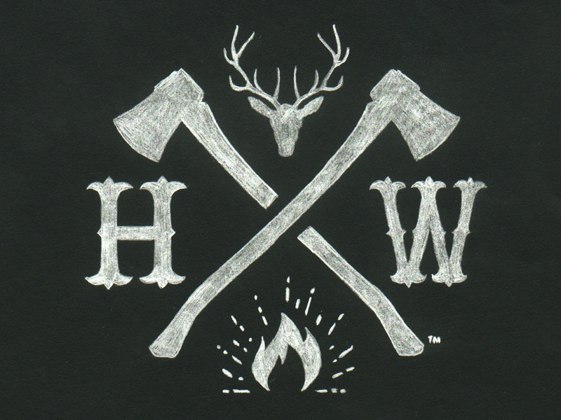 Hunters and Woodsmen Crest by Shane J. Wiggins on Dribbble