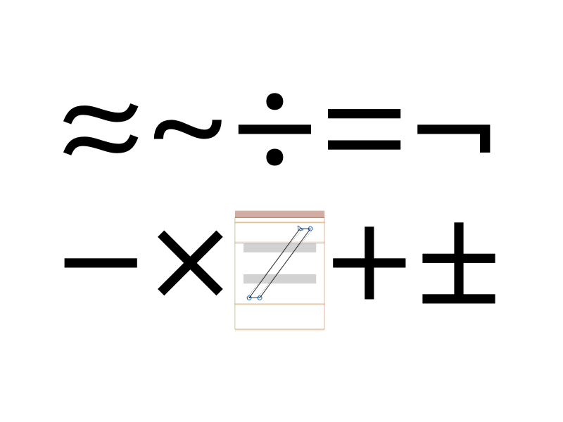 Rhodium – Math characters by Dunwich Type Founders on Dribbble