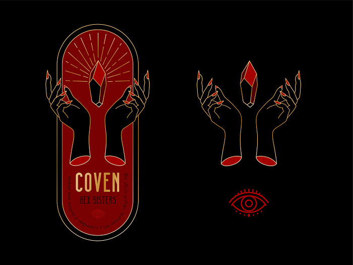Coven Logo by Lillian Oeding on Dribbble