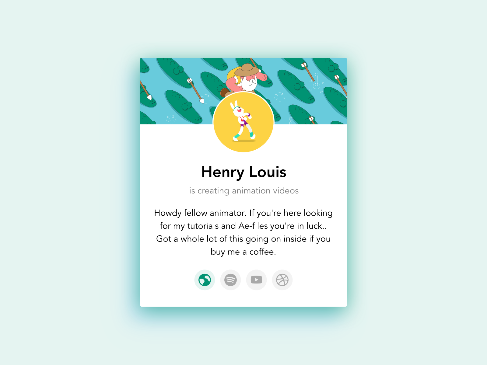 Creator profile by Joe Sunny on Dribbble