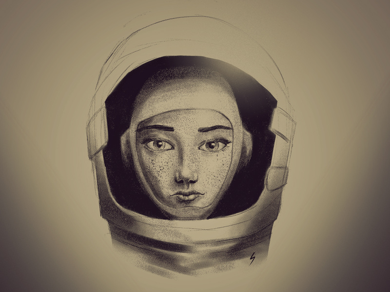 Cosmonaut by Steve Courtney on Dribbble