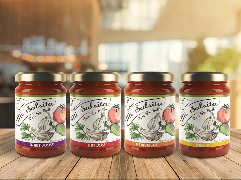 Hand Crafted Salsa Label Design by Suzi Forrest on Dribbble