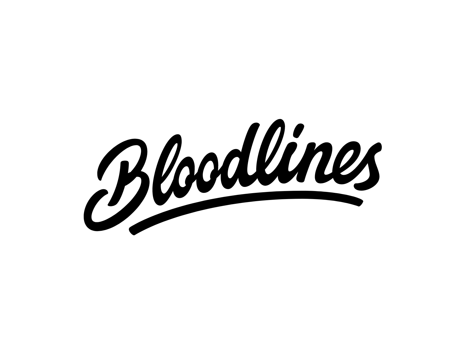 Bloodlines Logotype by Laura Eden on Dribbble