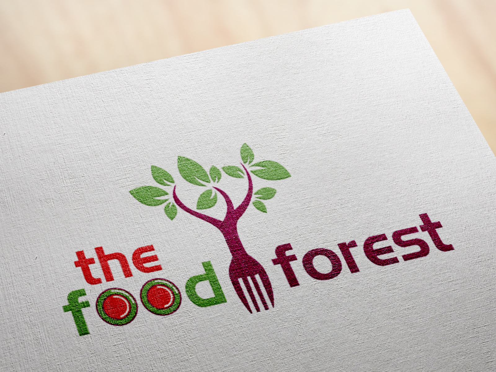 The Food Forest Logo Design by Abhishek Marvaniya on Dribbble