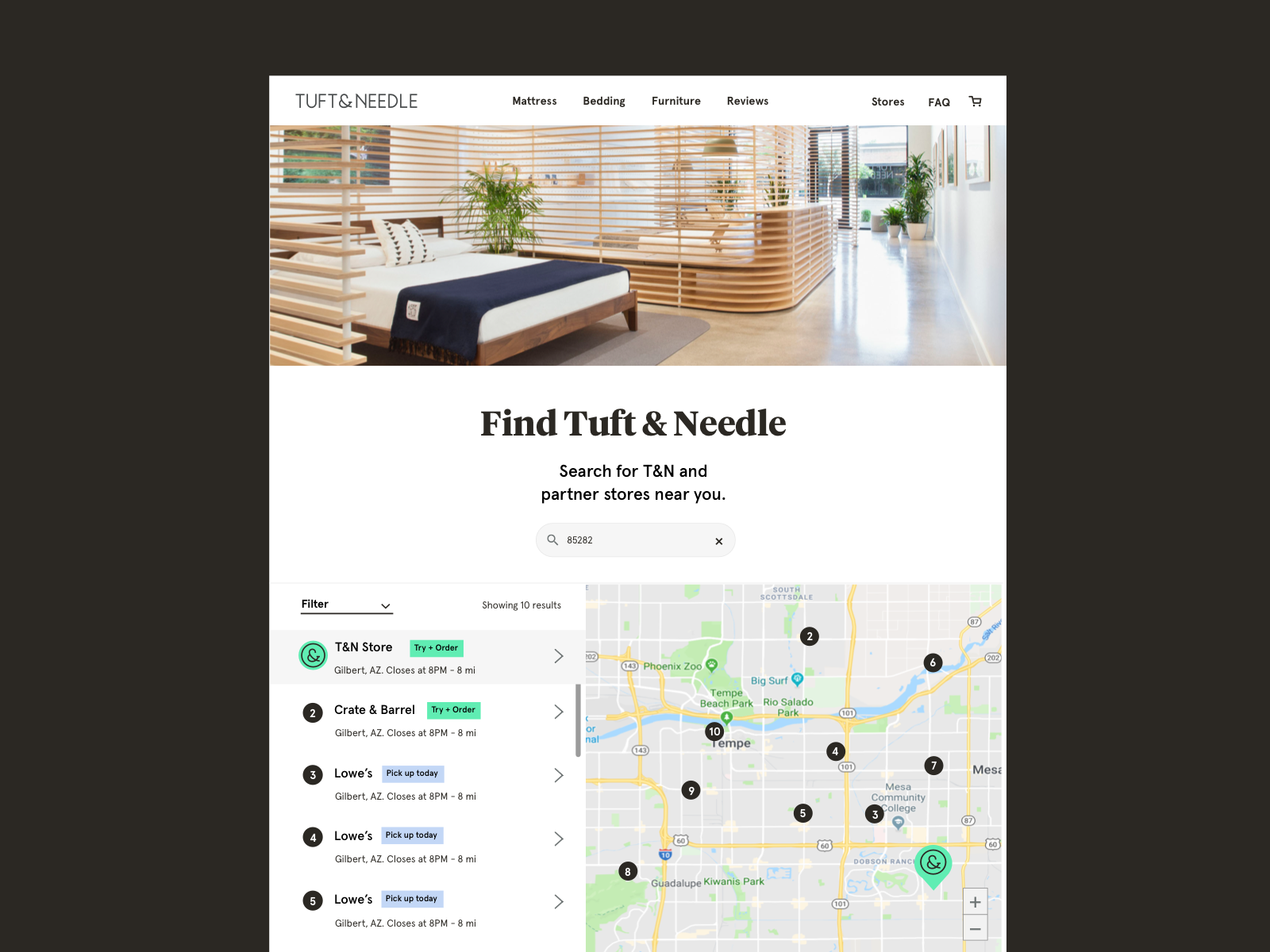 Store Page Map View by Rachel Rose on Dribbble