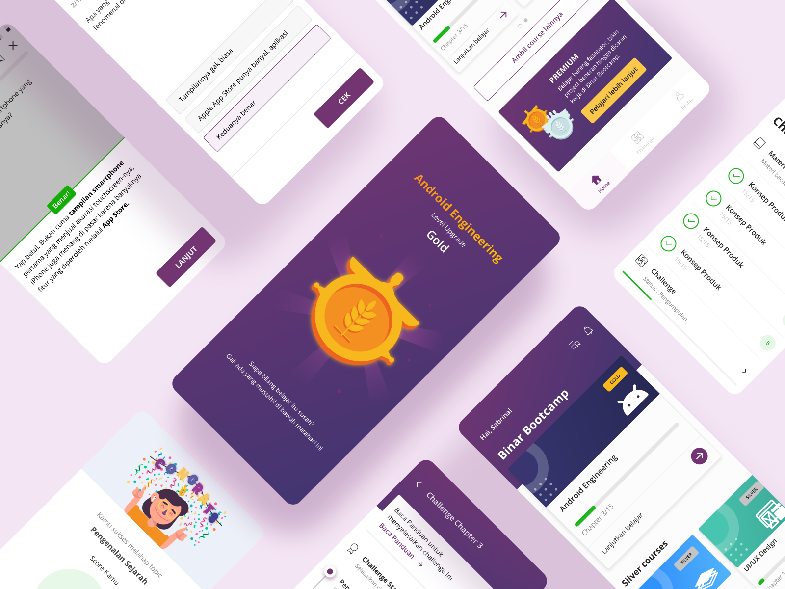 Binar Academy App by Diah Permatasari on Dribbble