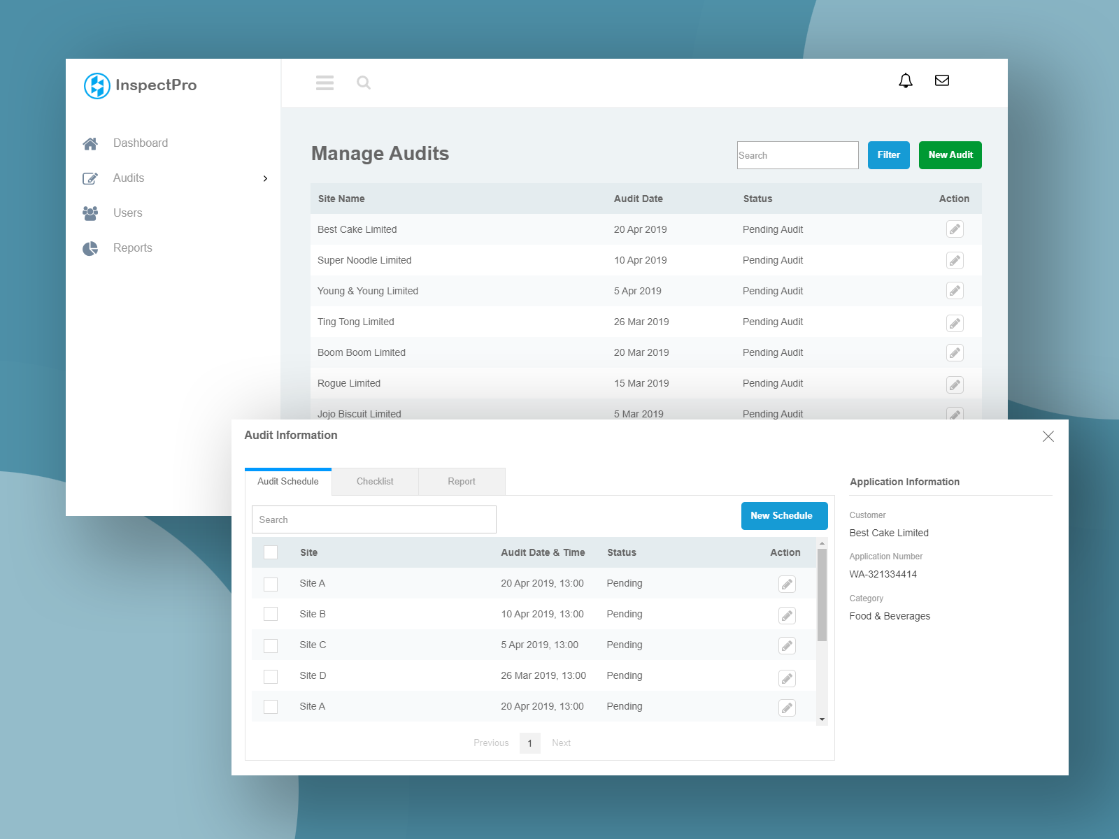 InspectPro - Auditor Inspection Web Application by Ezal M. Isa on Dribbble