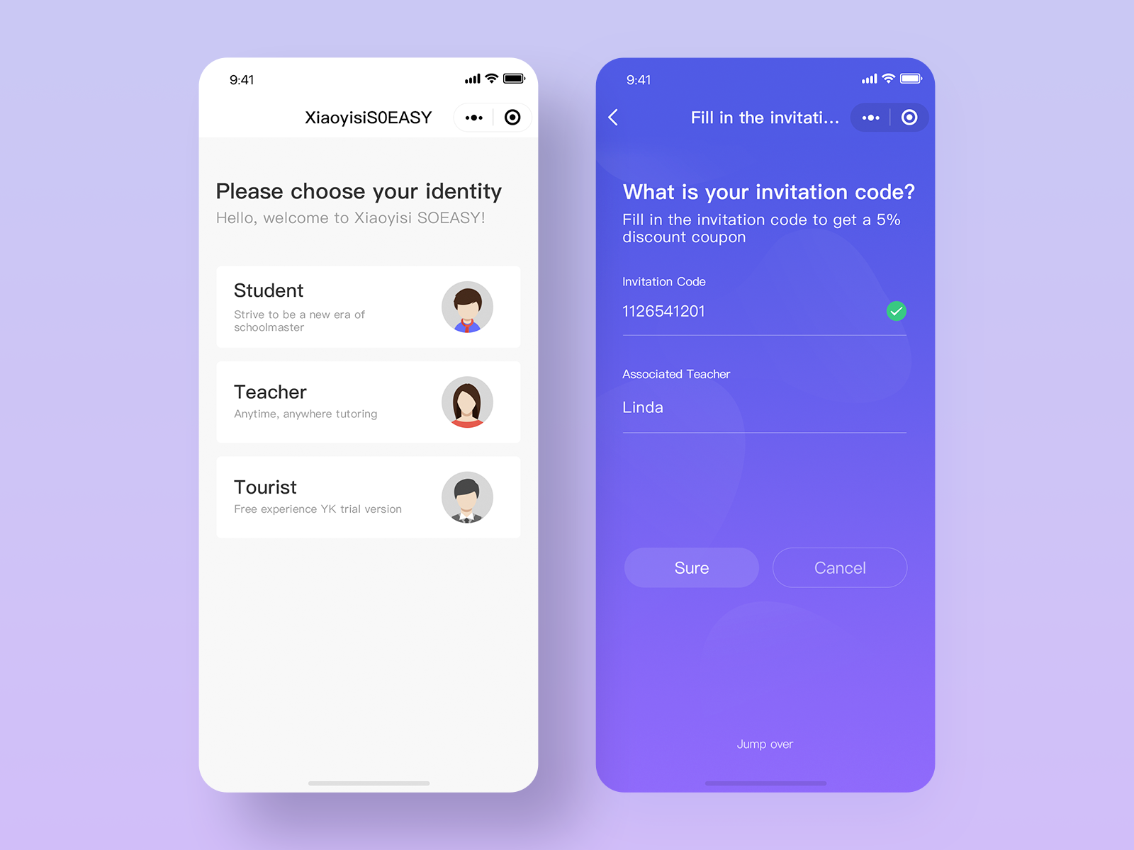 Xiaoyisi S0EASY WeChat applet by Ljasmine on Dribbble