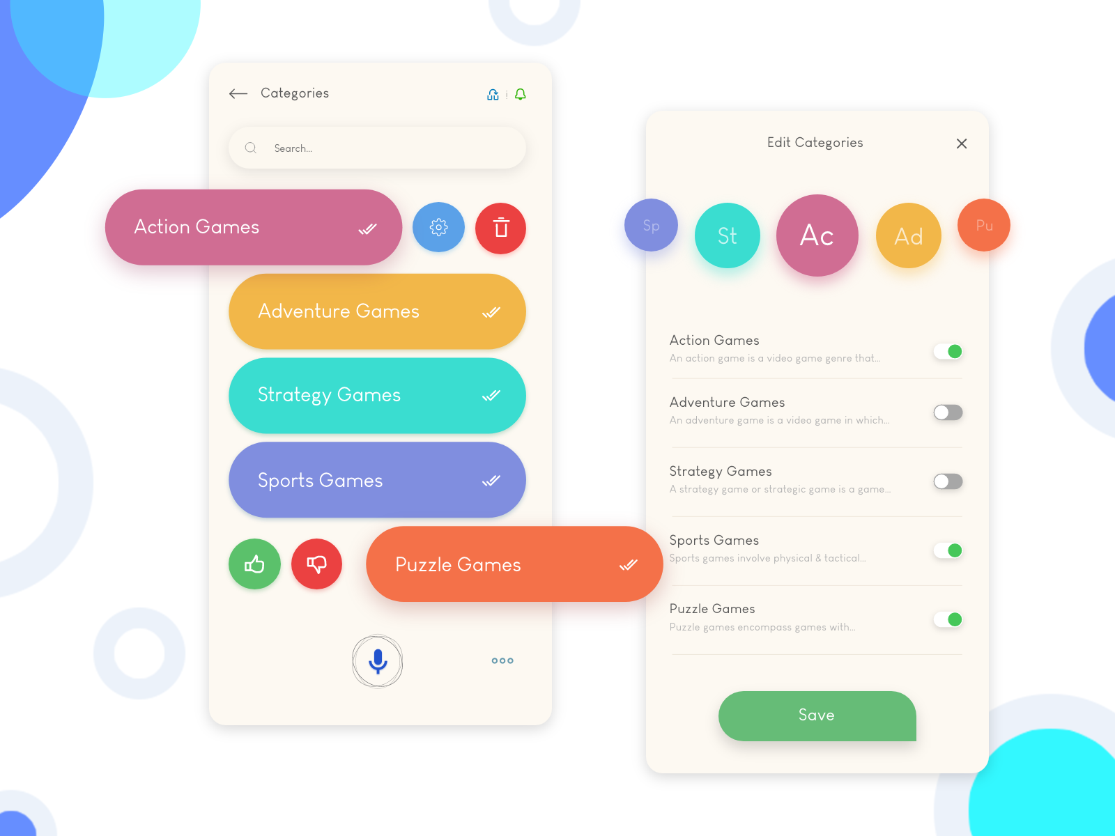 Games - Categories by Arun Vyas ⚡️⚡️ on Dribbble