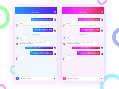 Browse thousands of Chatapp images for design inspiration | Dribbble