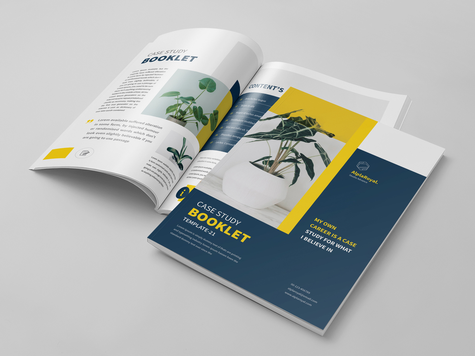 Case Study Booklet by Al Amin Sarker on Dribbble
