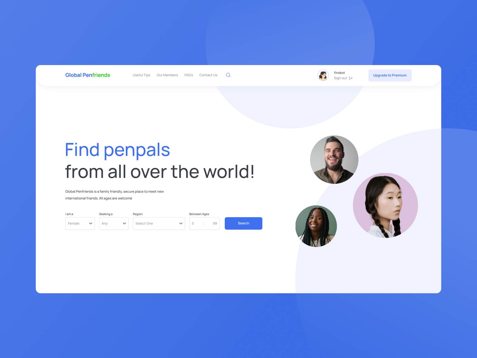 Penfriends / Concept Shot by Valeria on Dribbble