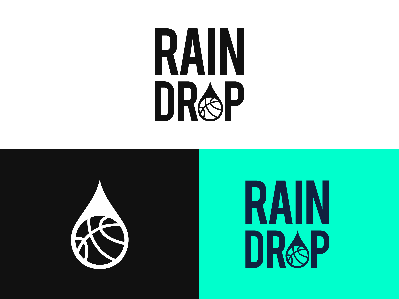 Rain Drop Logo Design by Kaejon Misuraca on Dribbble