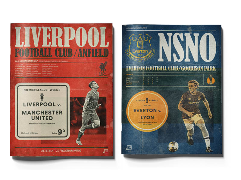 Vintage Inspired, Soccer matchday programs by The Sporting Press on ...