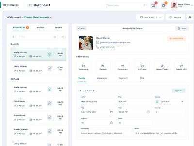 Restaurant Management System VOL 1 by Monodeep Samanta on Dribbble