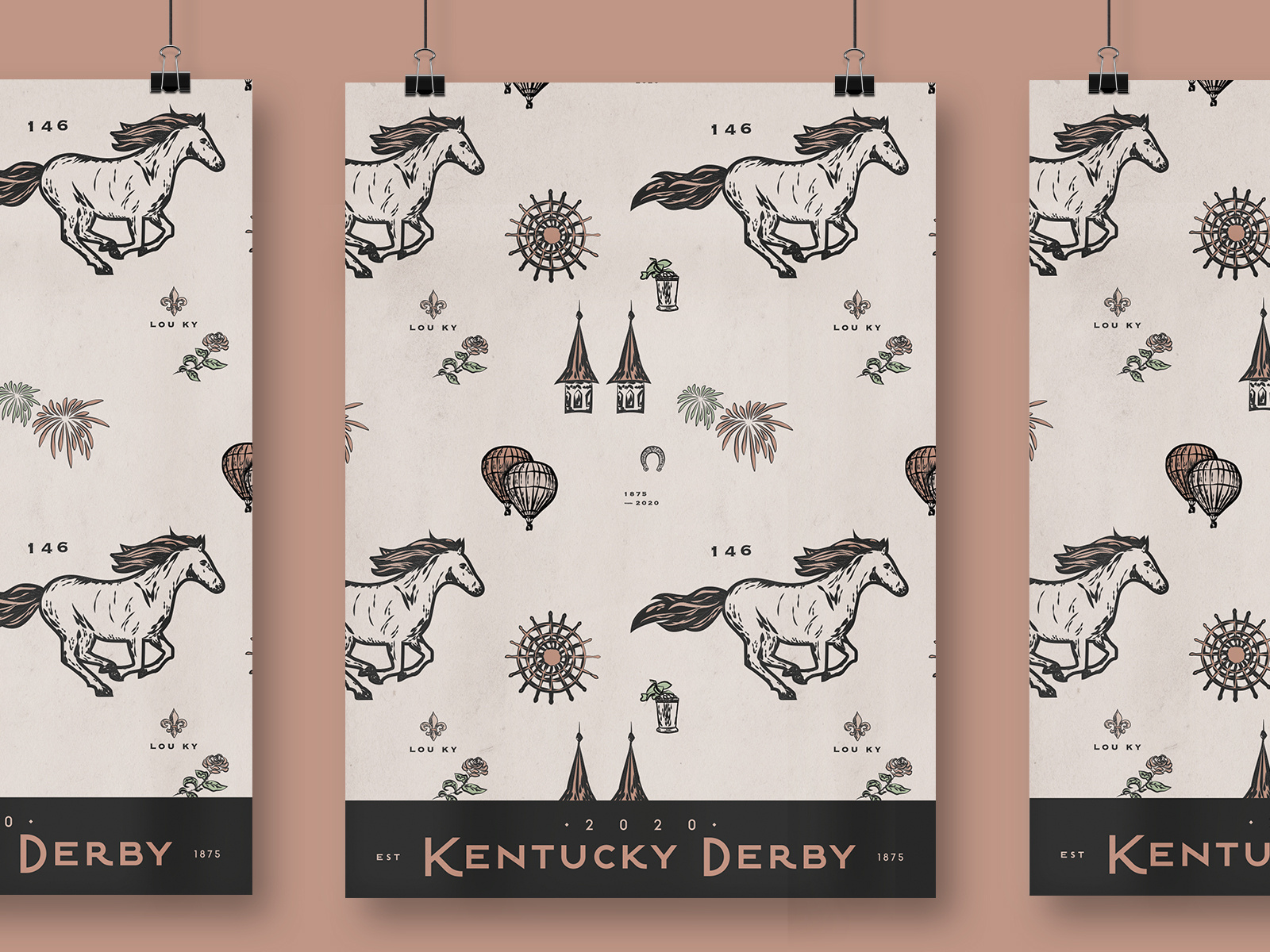 Kentucky Derby poster by Ann Vittitow on Dribbble