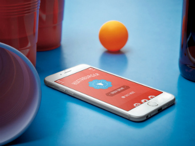 iPhone 6 on a Ping Pong Table by Placeit on Dribbble