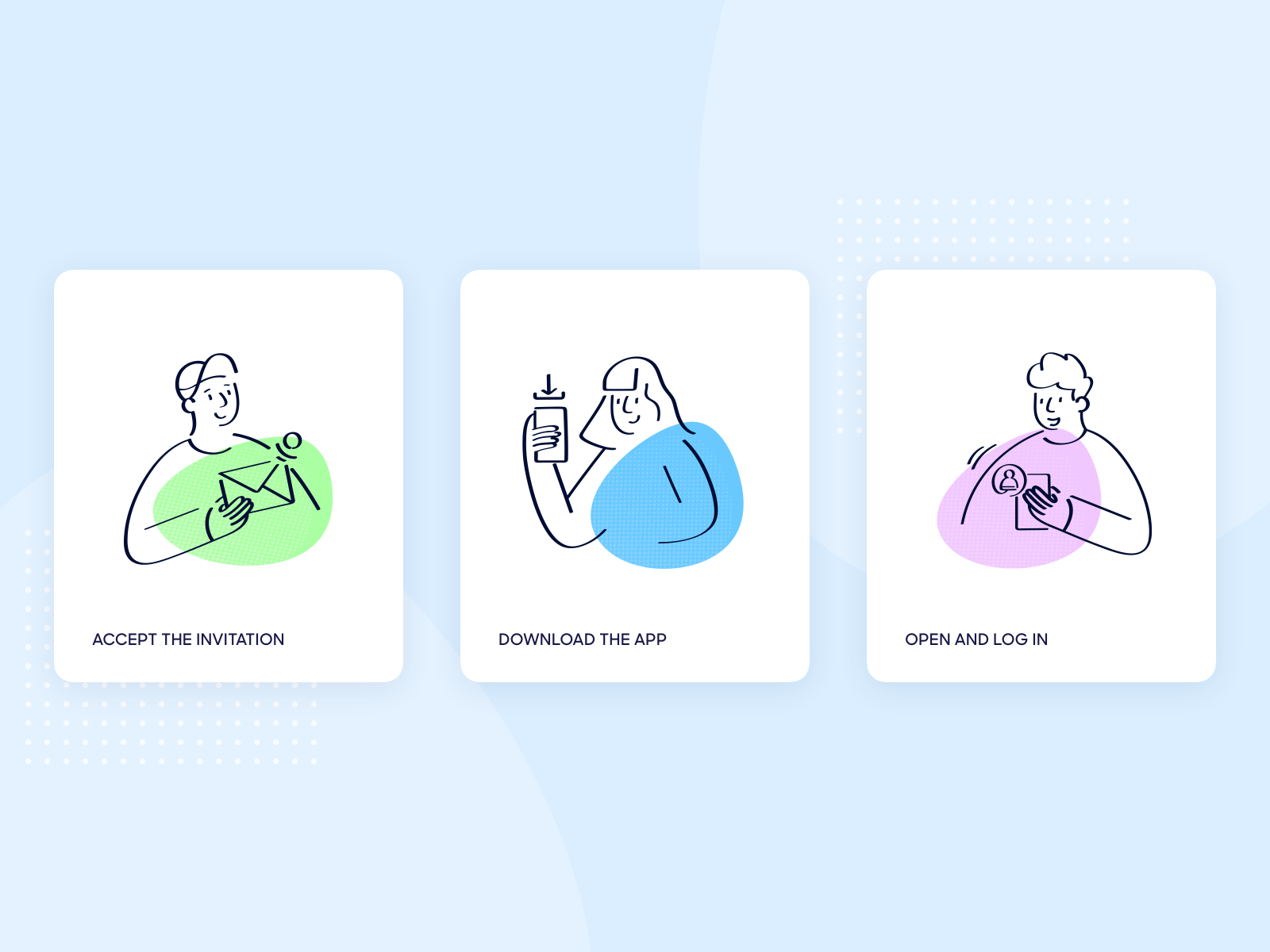 Cute Helpers 🤓 by Halyna Voloshanenko on Dribbble