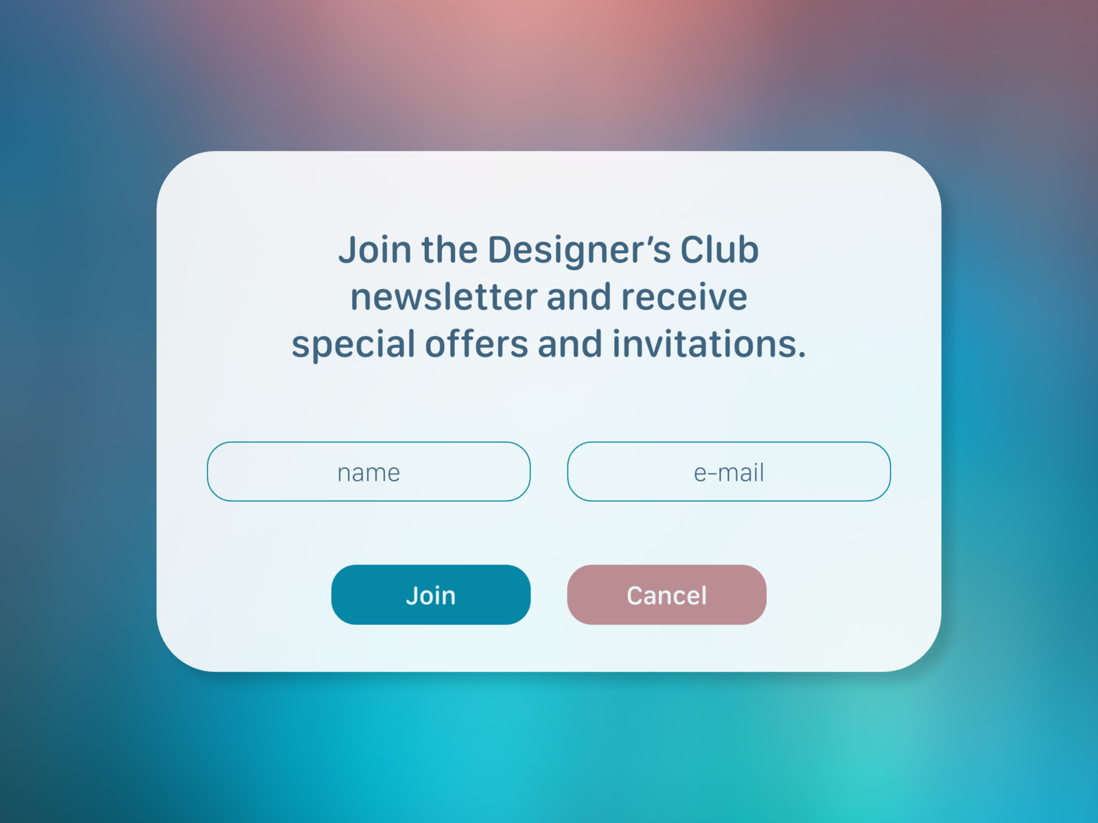 Pop up Message By Neven Moskovi On Dribbble