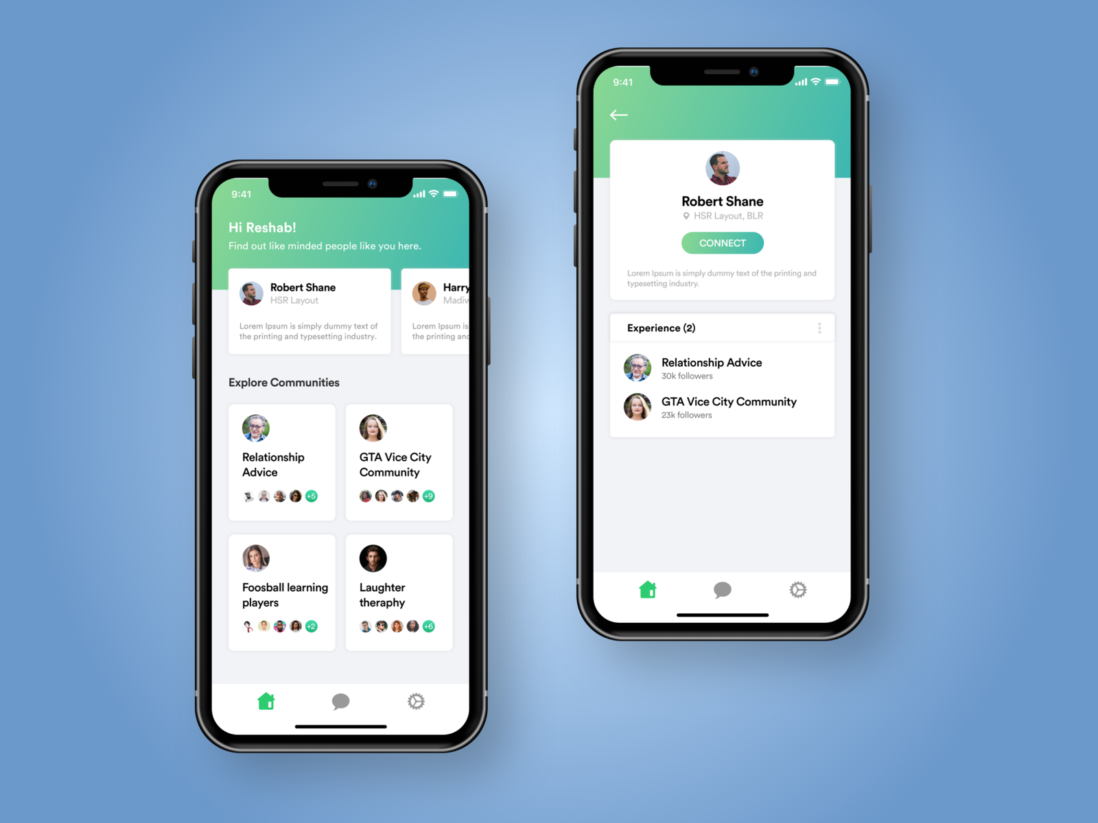 Meetup App concept by Reshab Aravinth on Dribbble