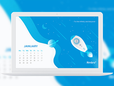 Wallpaper Calendar 2019 January by Soraia Almeida on Dribbble