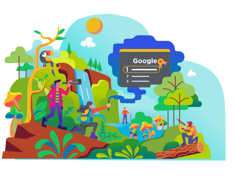 Explorer in The Forest by LAYOUT.INC on Dribbble