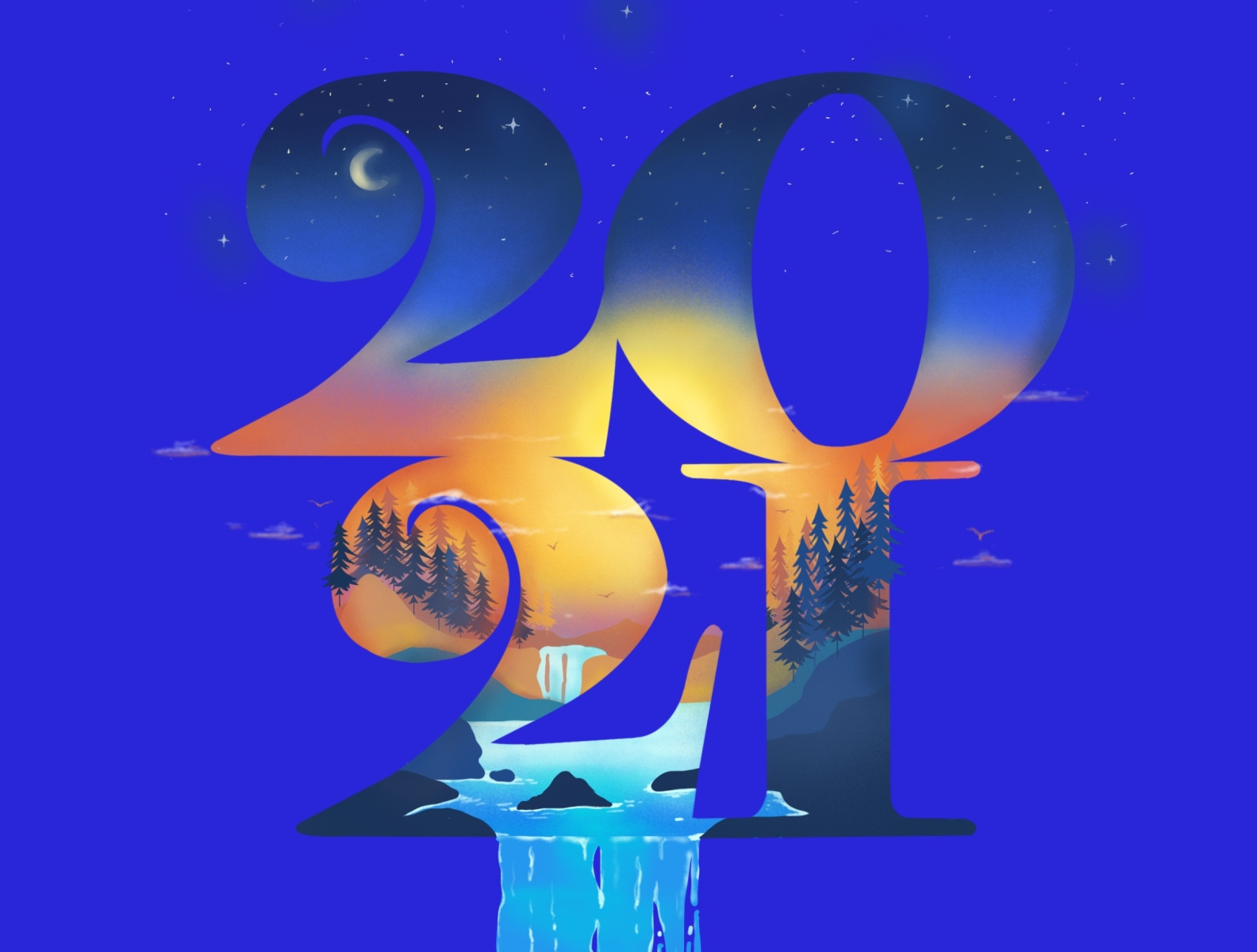 Welcome 2021! by Lu Castillo on Dribbble