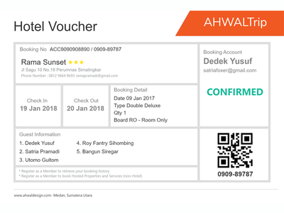 Voucher Hotel Example by Dedek Yusuf UI & FrontEnd Dev - Dribbble