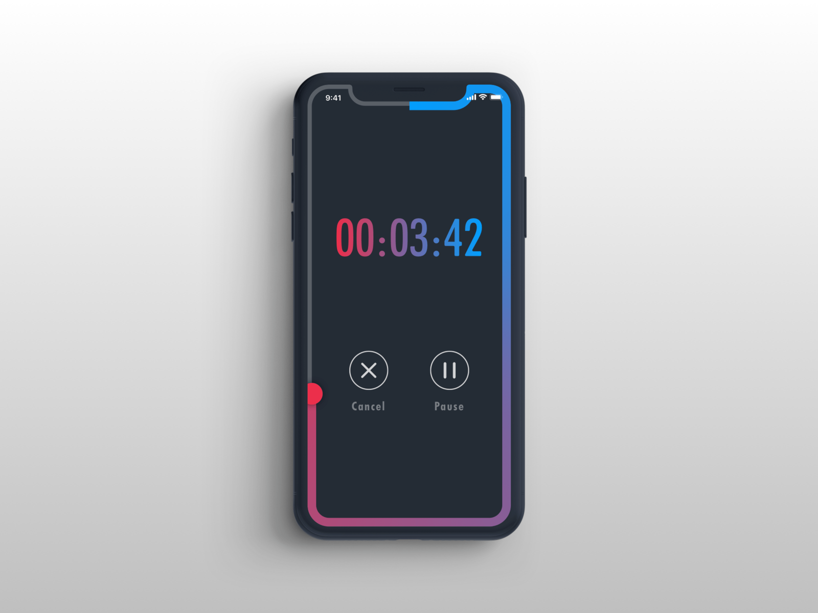 Daily UI #014 - Countdown Timer by Taro Kobayashi on Dribbble
