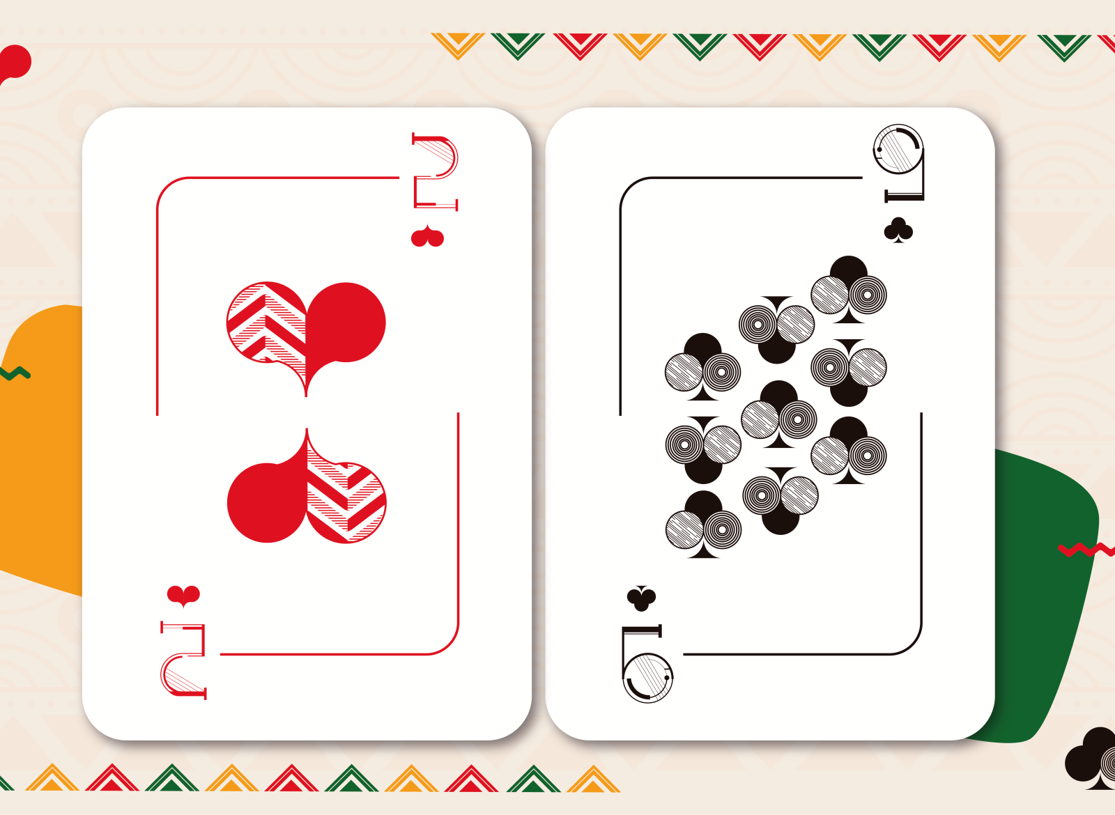 Playing Cards 2-9 by Ahmed Essam Farouk on Dribbble