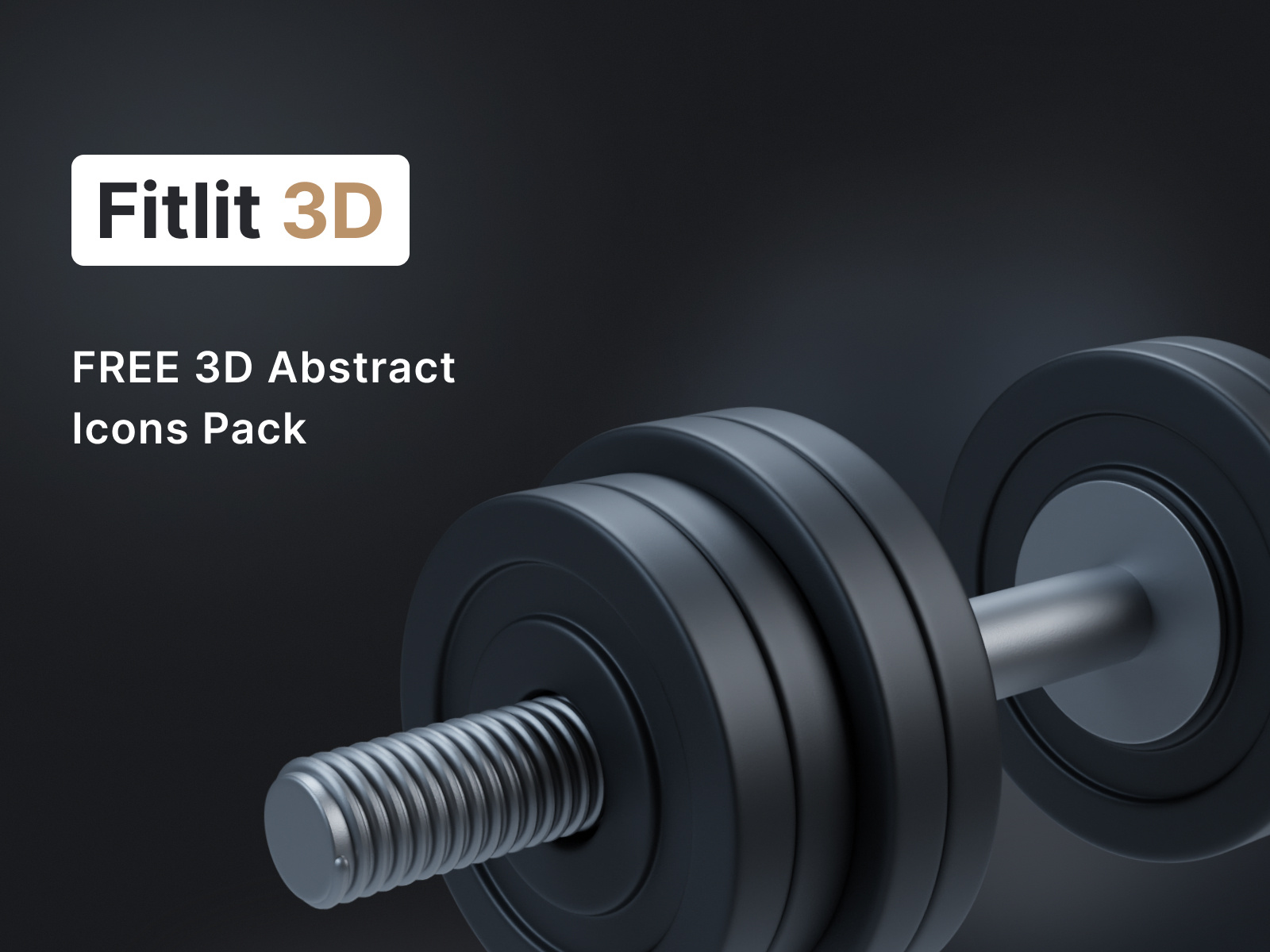 Free Fitness 3D Icon Pack | Fitlit by Iqonic Design on Dribbble