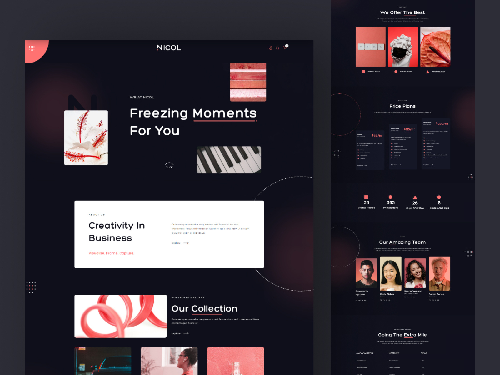 Creative Agency WordPress Theme by Iqonic Design on Dribbble