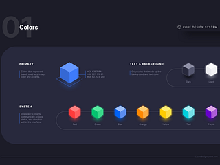 Core Design System - 01 Color by Ryan Sael on Dribbble