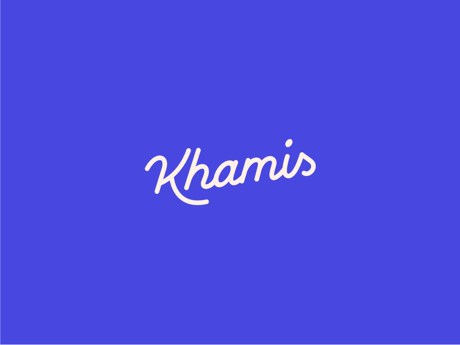 Khamis Natural Logotype by Felipe Teruel on Dribbble
