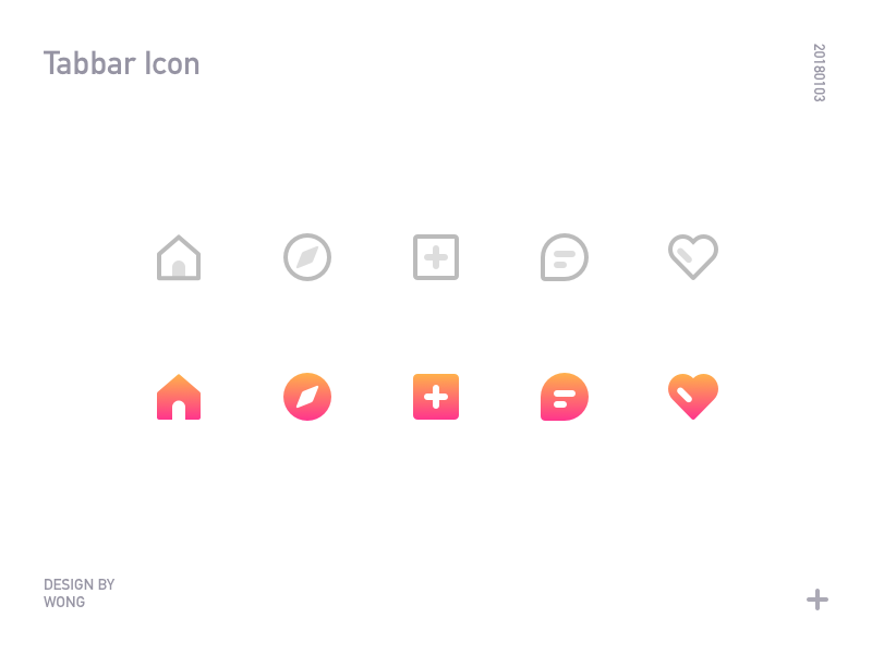 Tabbar Icon by Wong on Dribbble