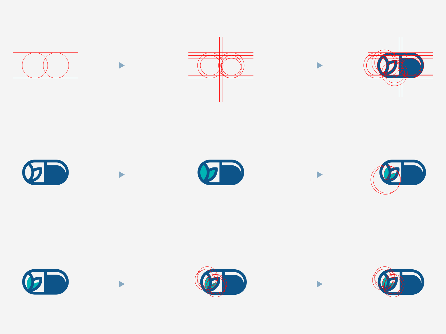 Capsule Health Logo Construction Grid by 𝓐𝓻𝓲𝓯 𝓜𝓪𝓱𝓶𝓾𝓭 on Dribbble