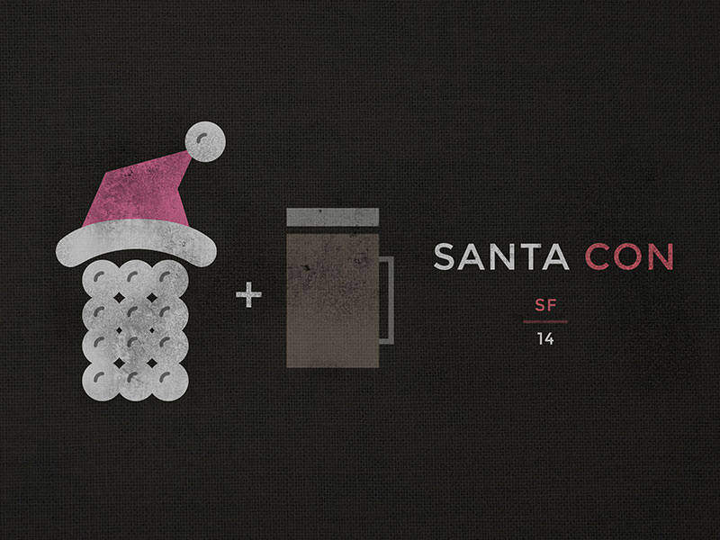 Santacon Doodle by Shane Heath on Dribbble