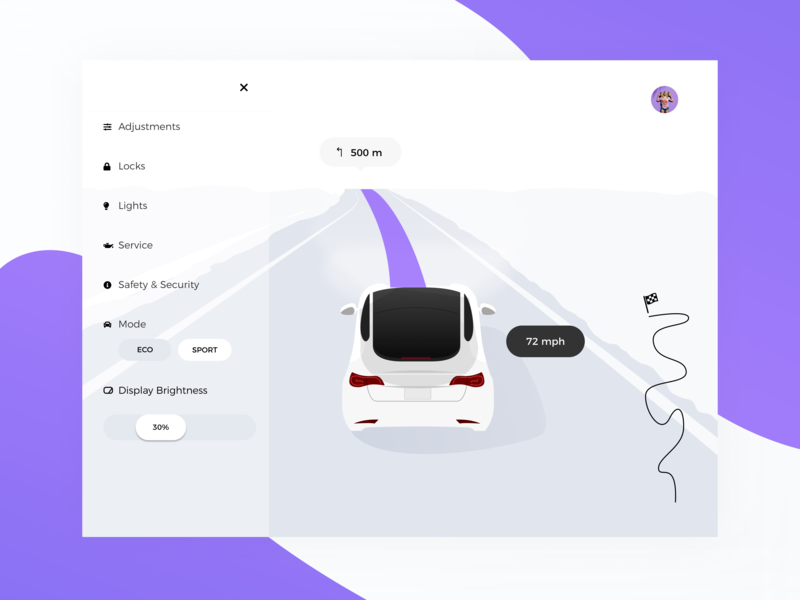 Car Ui designs, themes, templates and downloadable graphic elements on ...