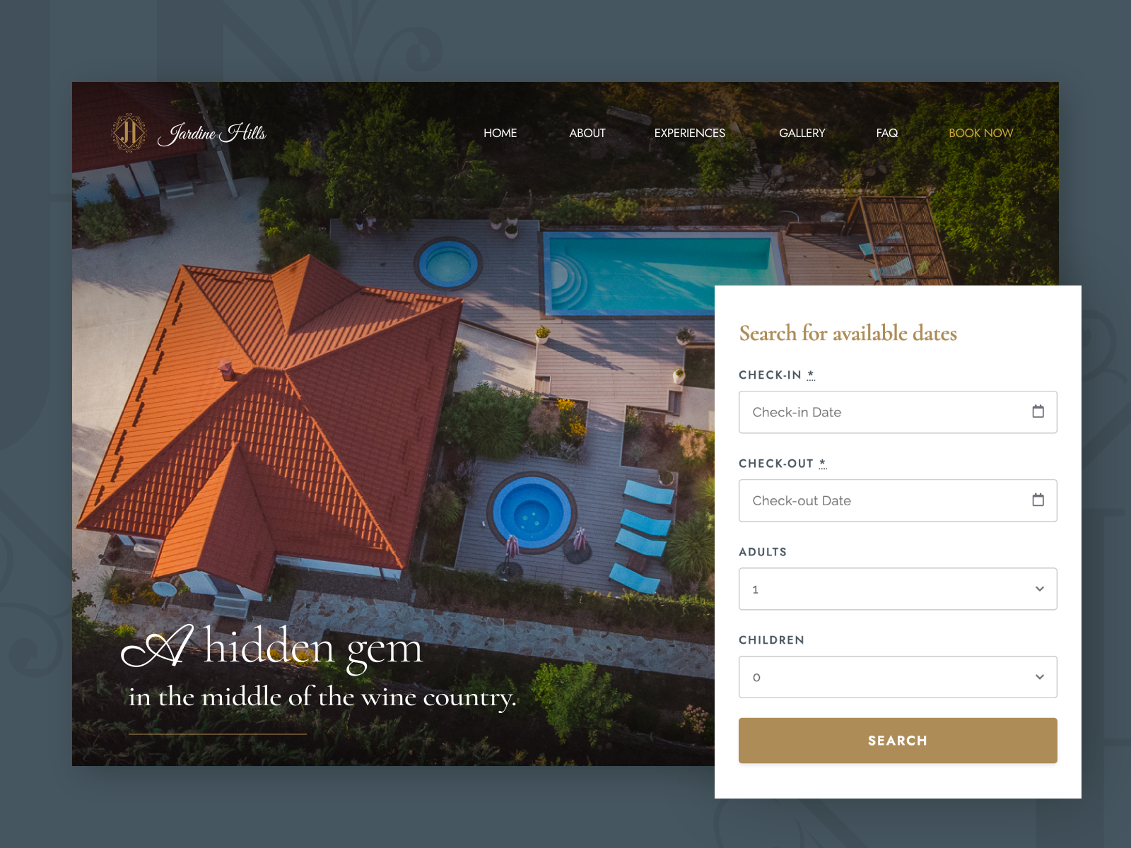 Cottage Booking Website UI/UX by devydesign © on Dribbble