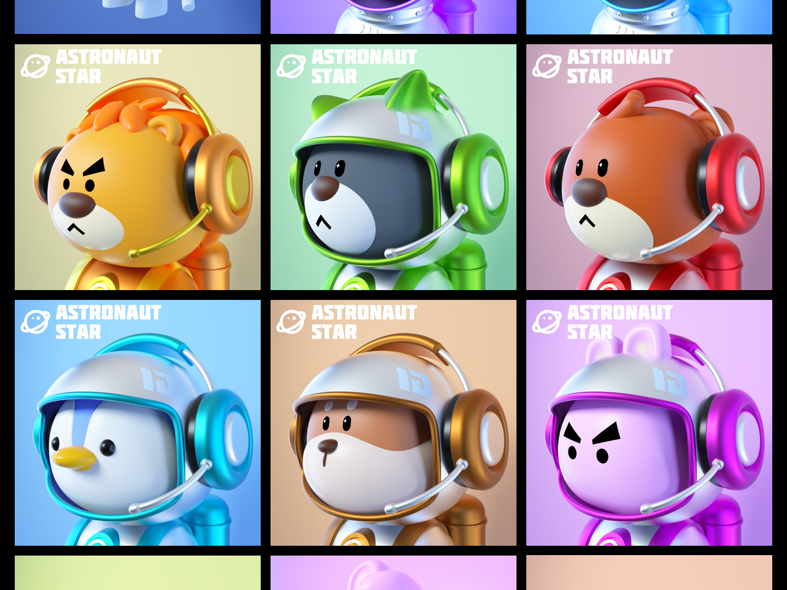 NFT Astronaut series 5 by ZhaoWei on Dribbble