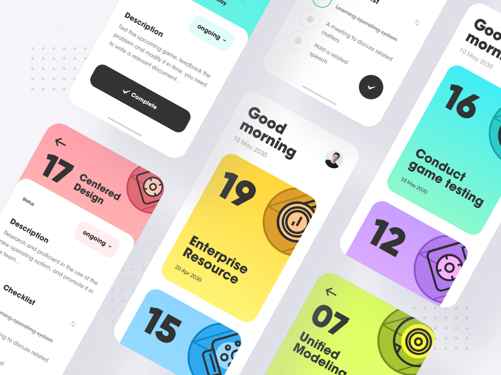 Task list 3 by ZhaoWei on Dribbble