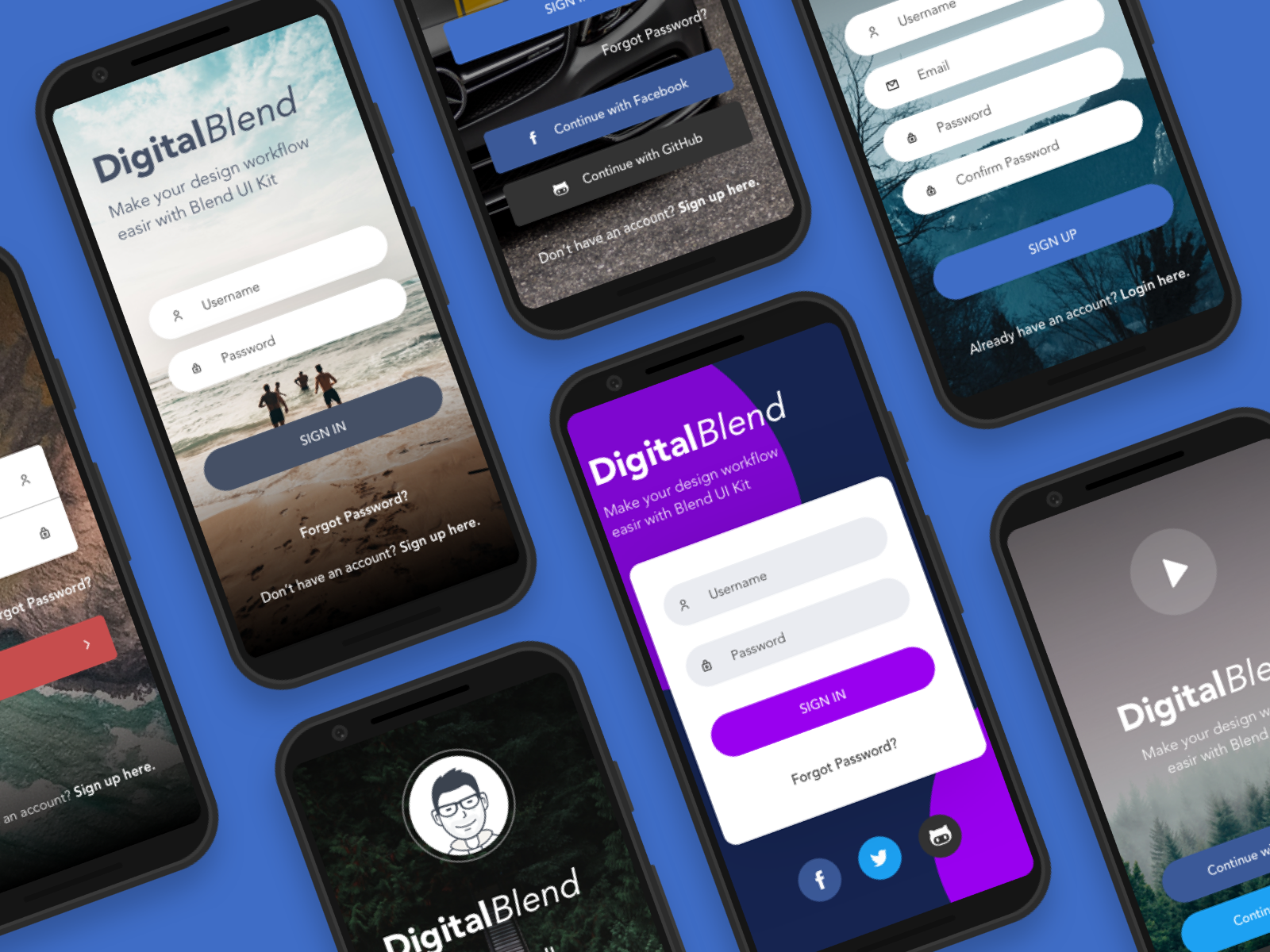 Credentials UI - Sign In by Kim Petersen on Dribbble