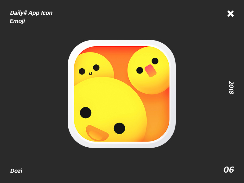Daily# Emoji Icon by DOzi on Dribbble