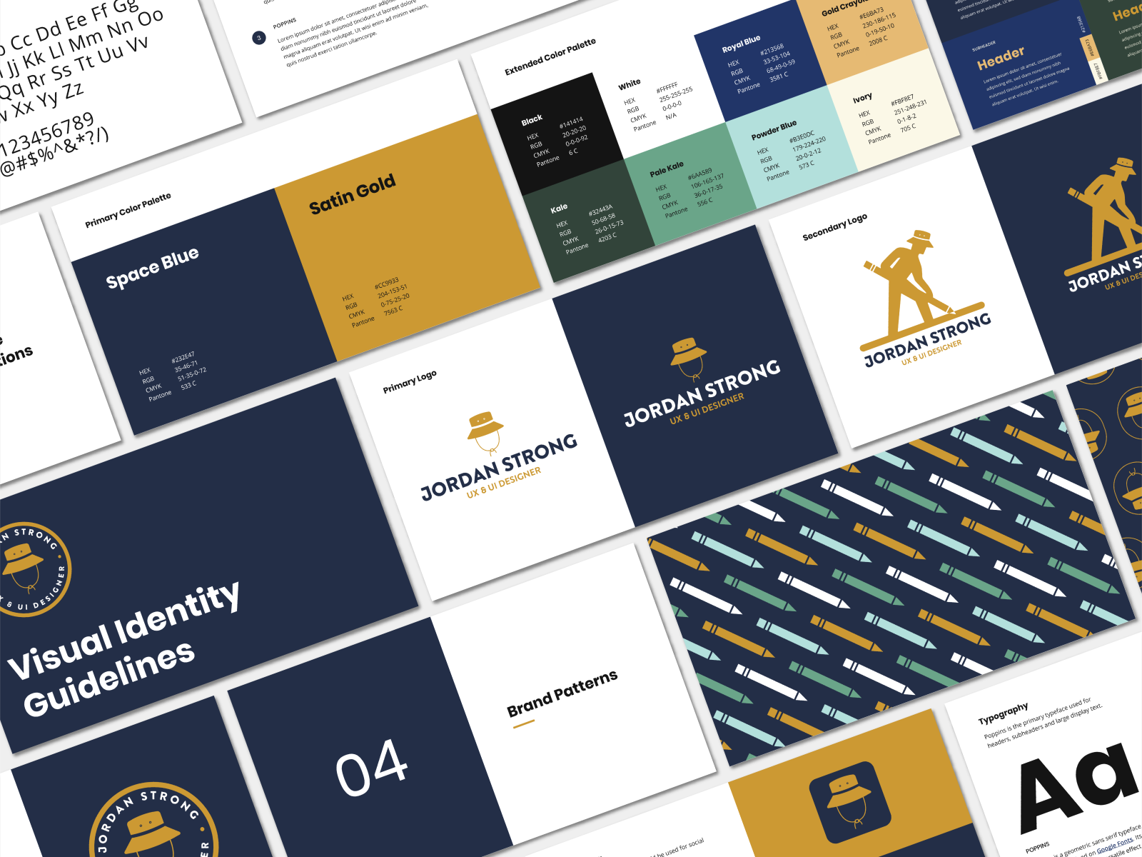 Personal Style Guide by Jordan Strong on Dribbble